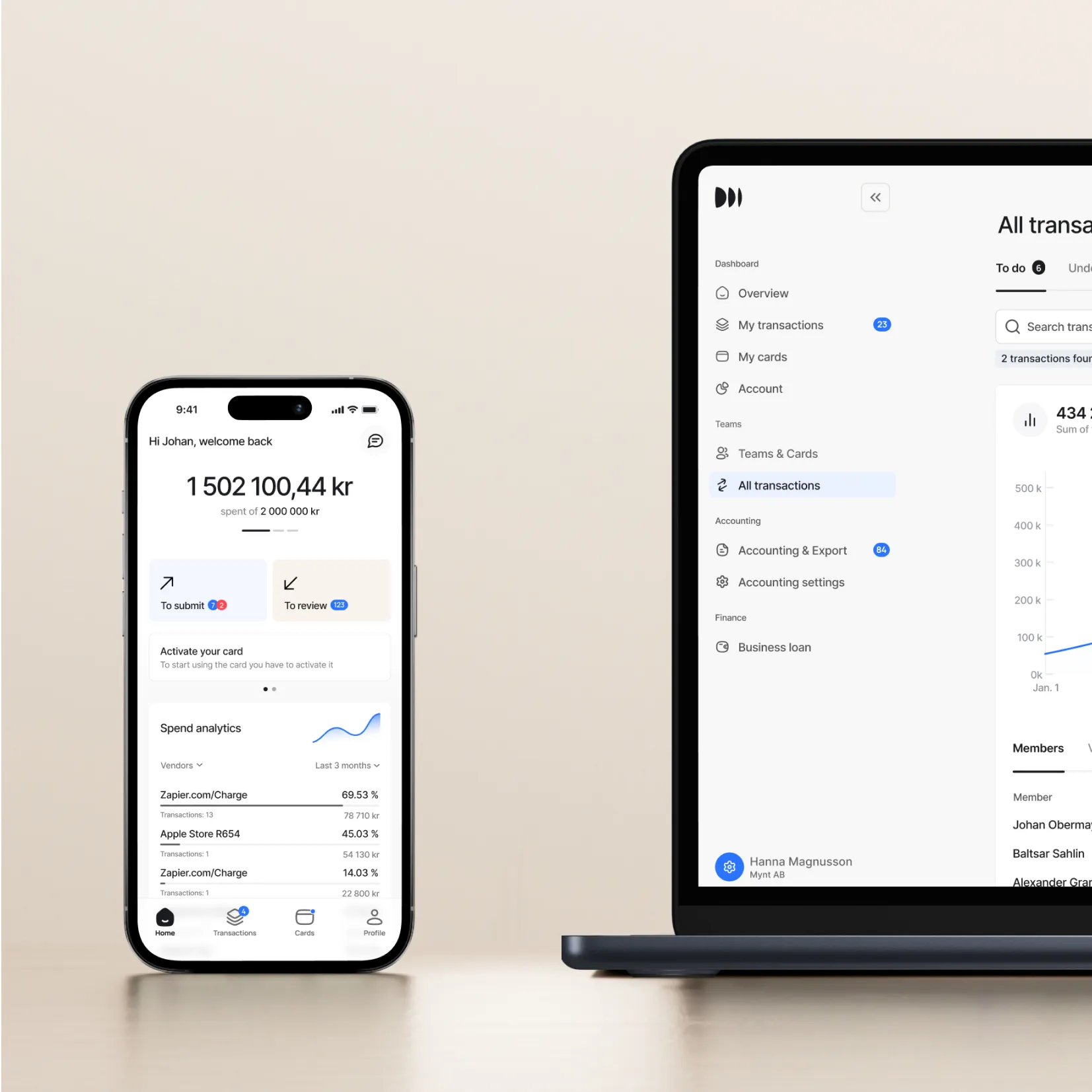 Log in to your account | Mynt
